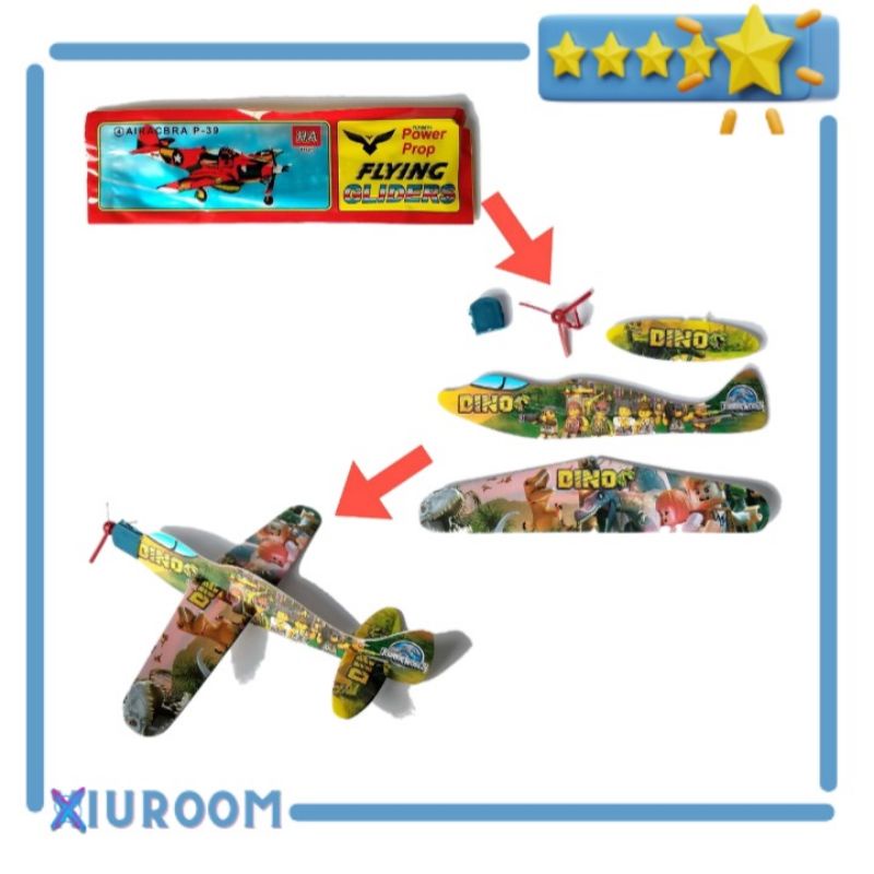 Jual [6 PCS] Mainan Pesawat / Burung Puzzle gabus busa | Plants Edukasi ...