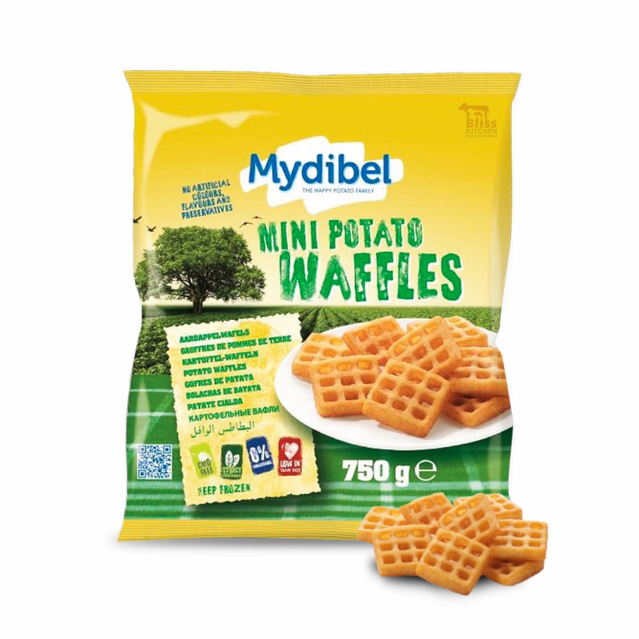 Jual Mydibel Mini Potato waffles / Kentang Goreng Mini Waffles 750gr ...