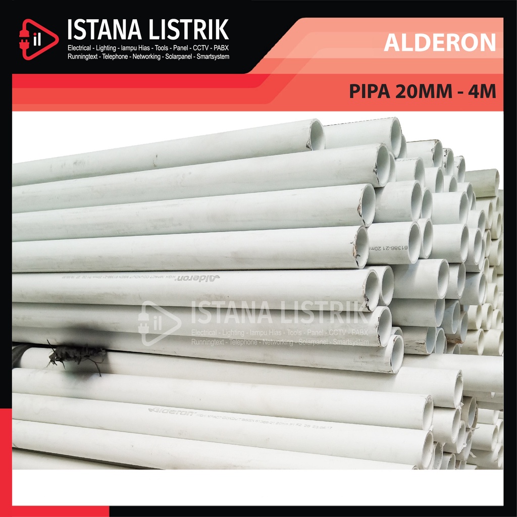 Jual PIPA PVC 20MM ALDERON - 3M | Shopee Indonesia