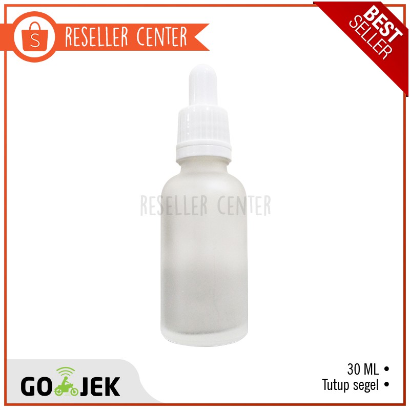 Jual [BOTOL PIPET 30ML FROSTED] Botol Pipet Kaca 30mL Frosted / Botol ...