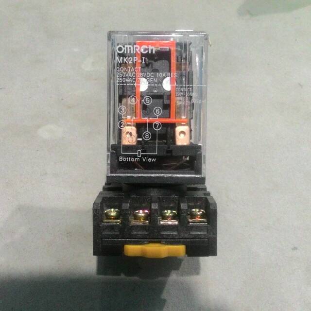 Jual Relay AC MK2P-I (250VAC/28VDC 10A Res |250VAC/7A Gen) | Shopee Indonesia