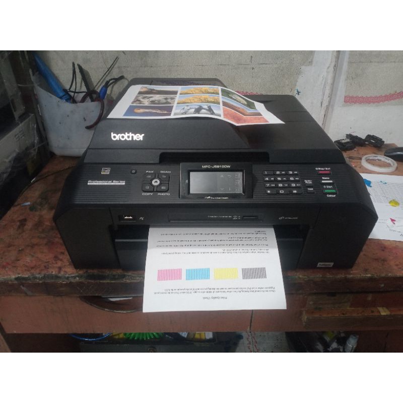 Jual printer brother mfc j5910dw fungsi WiFi print scan copy ADF F4 ...