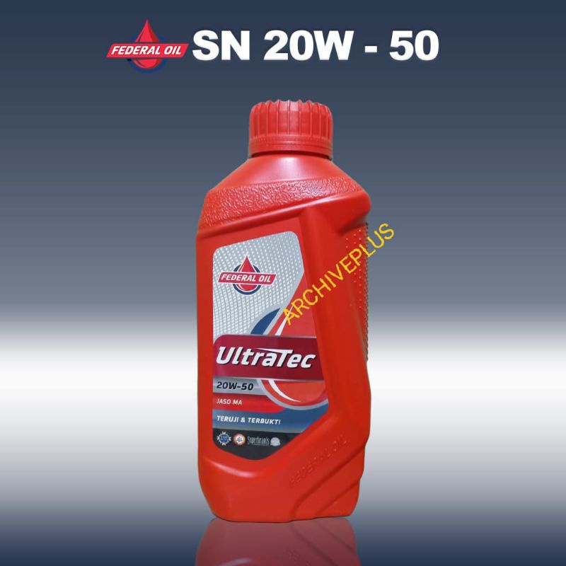 Jual OLI FEDERAL ULTRATEC SAE 20W-50 JASO MA 4T 1000ML 1L | Shopee ...