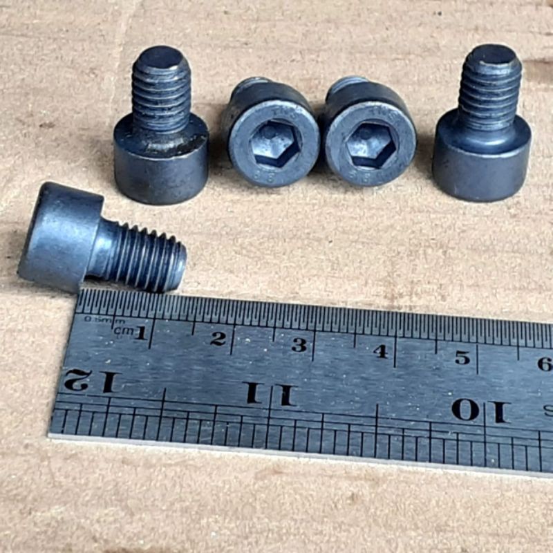 Jual BAUT L M8X12 BAJA / BAUT L BAJA M8 X 12 / BAUT L BAJA M8X12 BAUT L 8X12 (1,2CM) FULL DRAT ...