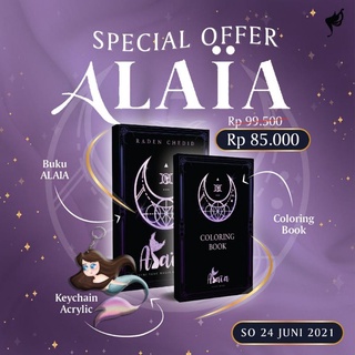 Jual NOVEL ALAIA 1 & 2 - RADEN CHEDID + BONUS | Shopee Indonesia