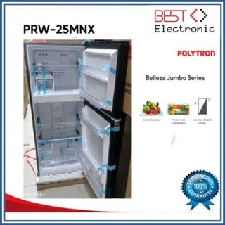 Jual KULKAS POLYTRON 2 PINTU PRW25MNX PRW 25MNX 25 MNX Belleza Jumbo Series PRW-25MN/X/R/G ...