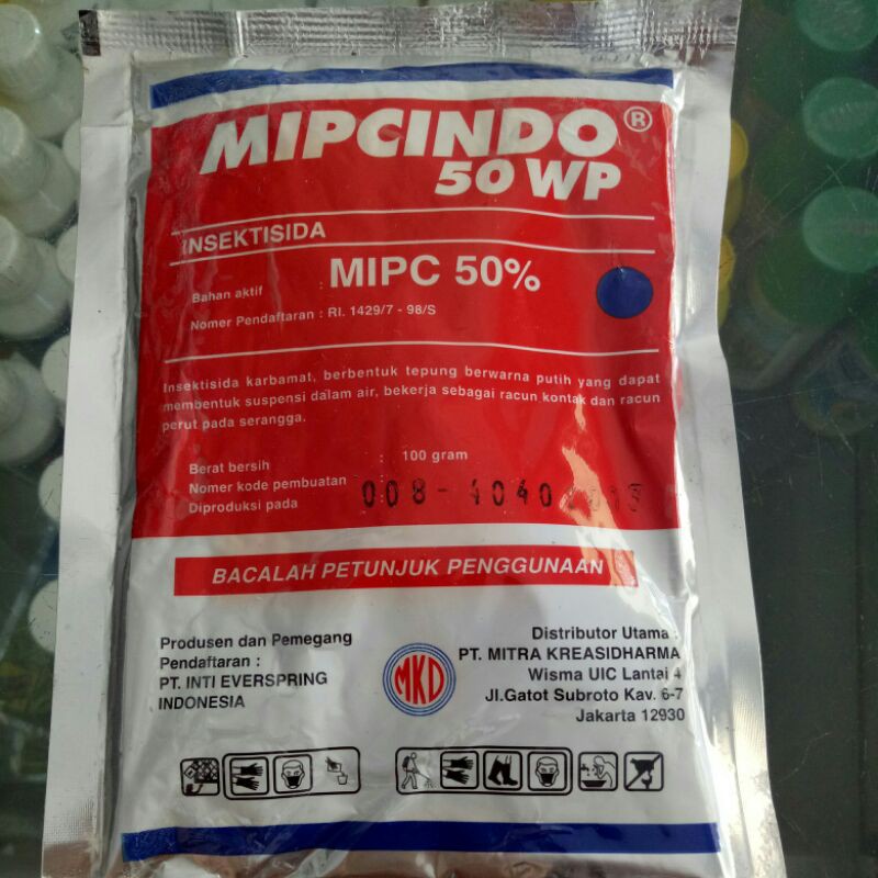 Jual MIPCINDO 50WP 100GR / racun ulat / pembasmi hama/insektisida padi kedelai cabai dll ...
