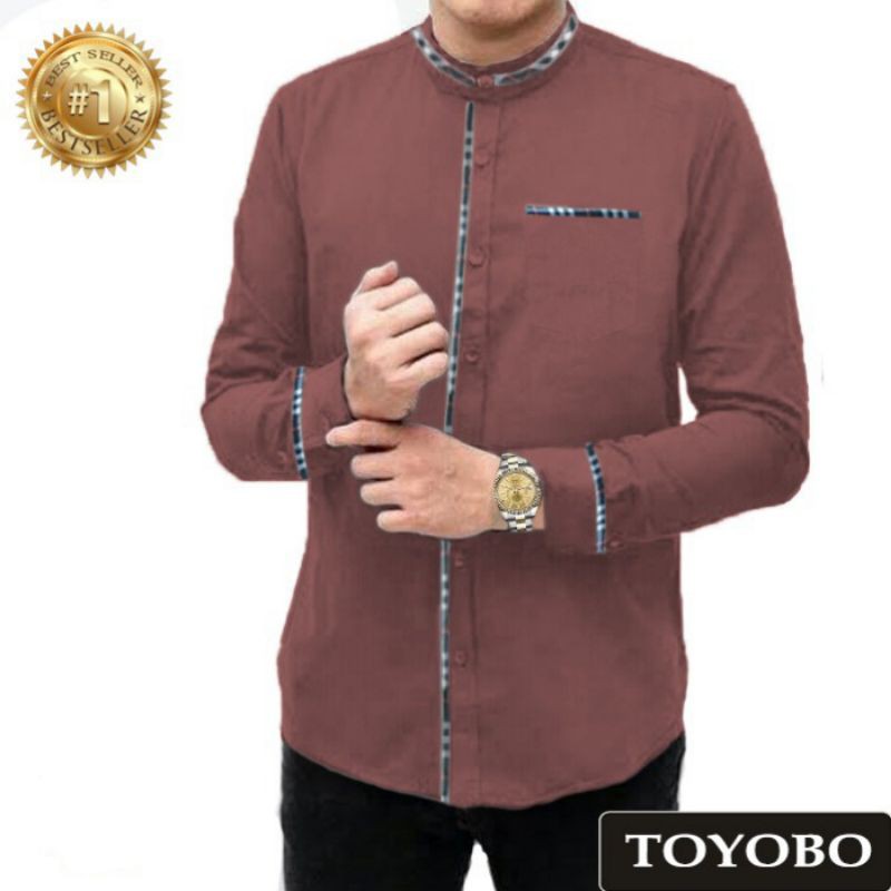 Jual KEMEJA KOKO TOYOBO LENGAN PANJANG | Shopee Indonesia