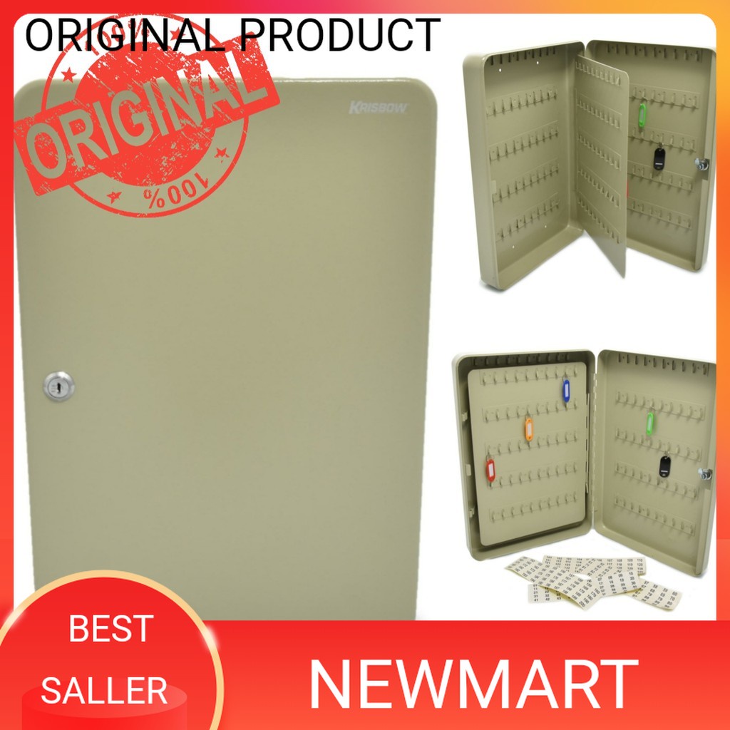 Jual Krisbow Kotak Kunci/Key Box Berdaya Tampung 200 Kunci - Krem ...
