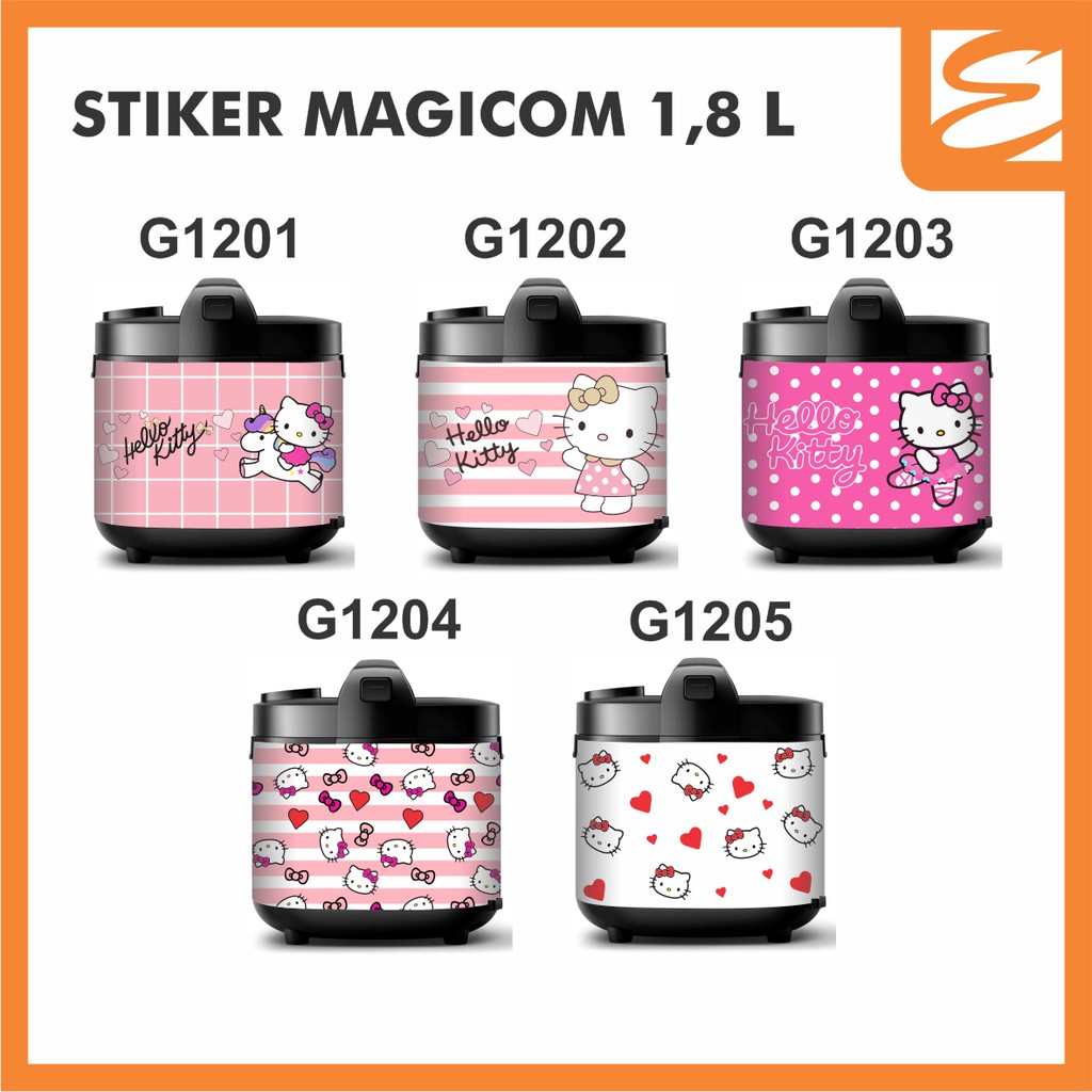 Jual Stiker magicom 1.8L (90cm x 20cm) - hello kitty (Sticker magicom ...
