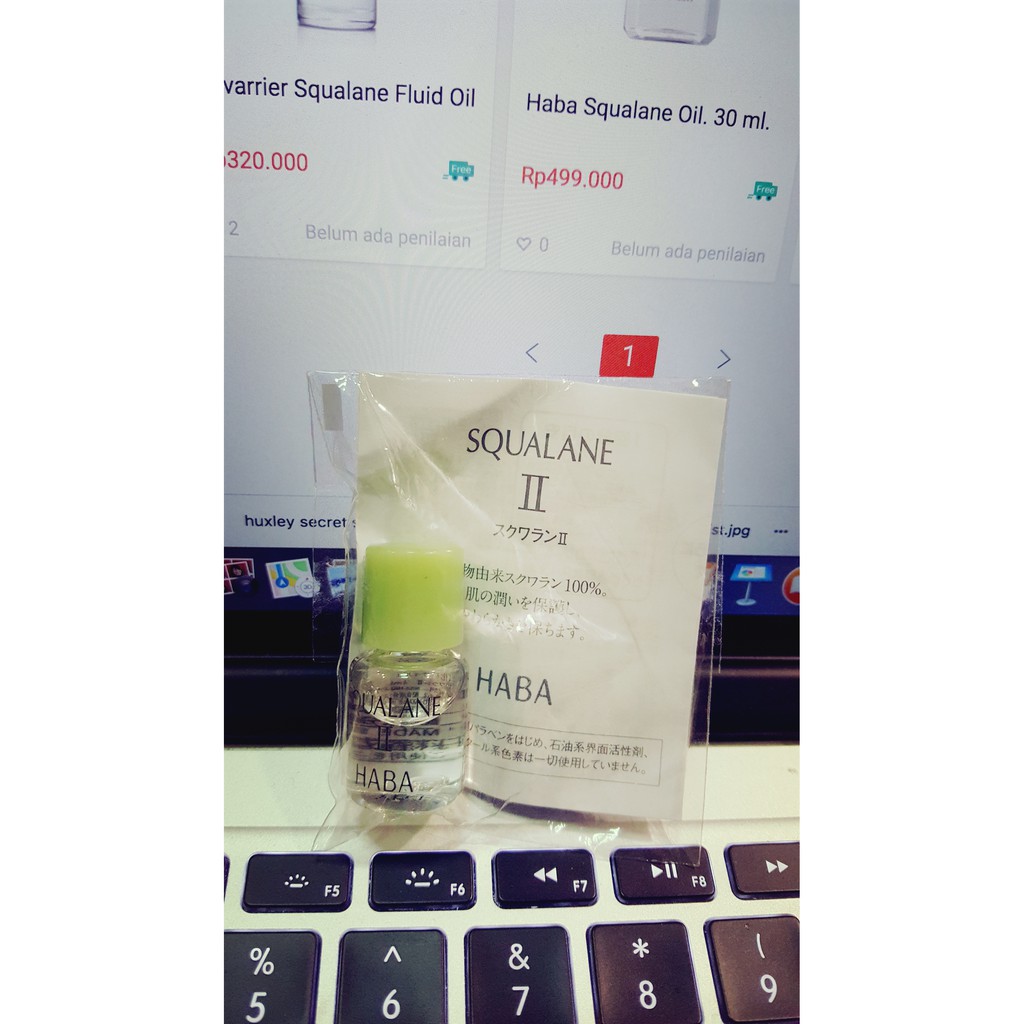 Jual Haba Squalane II oil Sample. 4 ml. Made In Japan | Shopee Indonesia