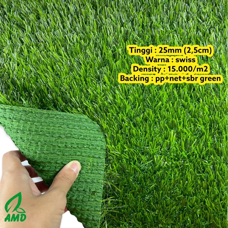 Jual Rumput Sintetis Swiss Backing Hijau tinggi 2cm - 3cm Harga Terbaik ...