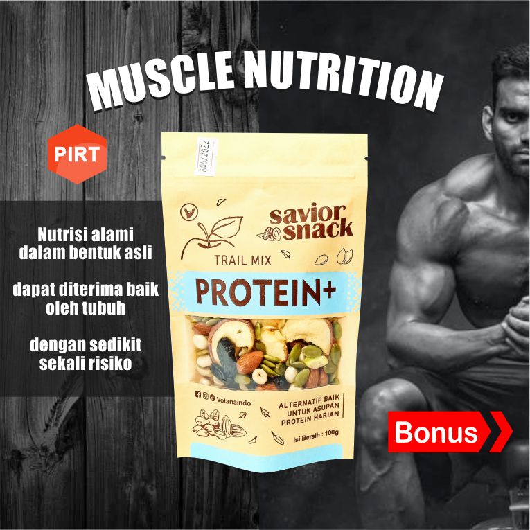 PEMBENTUK JARINGAN OTOT SUMBER AMINO ALAMI SAVIOR SNACK PROTEIN+ ...