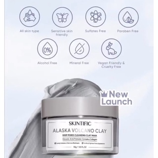 Jual Skintific Alaska Volcano Clay Mask Deep Pores Cleansing Mud Mask ...