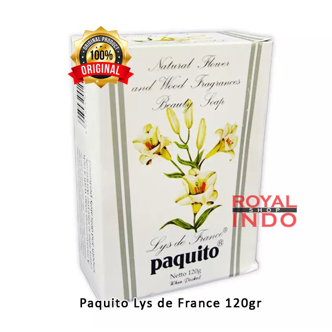 Jual SABUN PAQUITO LYS DE FRANCE 120gr ORIGINAL Indonesia|Shopee Indonesia