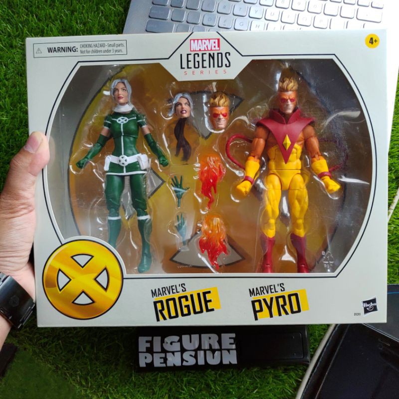 Jual MARVEL LEGENDS SERIES X MEN ROGUE PYRO 2 PACK ACTION FIGURE ...