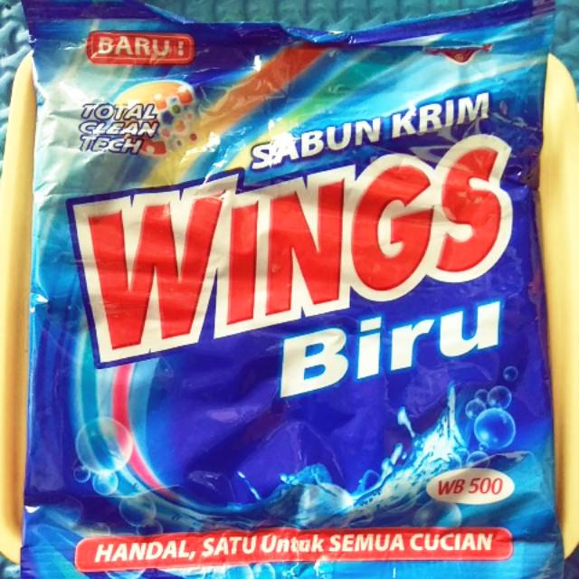 Jual Wings biru sabun colek / krim | Shopee Indonesia