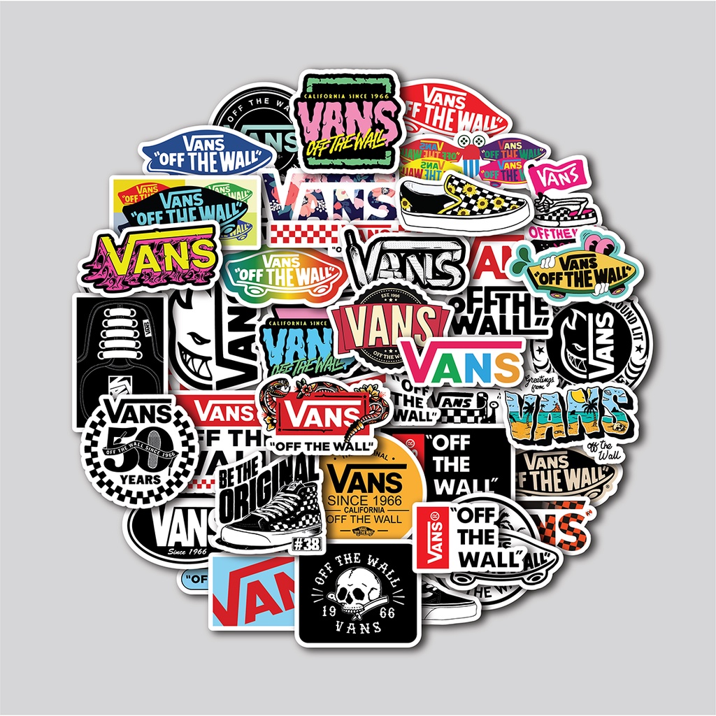 Jual STICKER PACK VANS OFF THE WALL LOGO | STICKER TUMBLR | STIKER ...