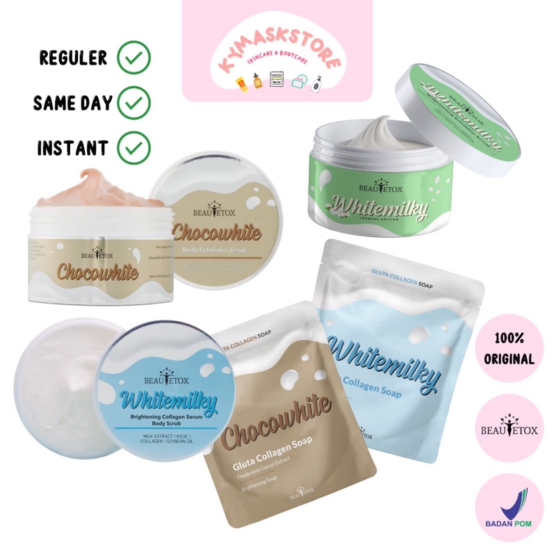 Jual [READY] Gluta Collagen Soap Body Scrub Beautetox Skinsuperstar ...