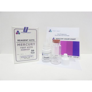 Jual Test Kit Merkuri Kuantitatif / Mercury Testkit Kuantitatif 50 test ...