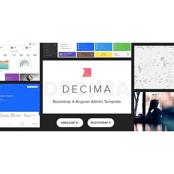 Jual Decima Bootstrap 4 Angular Admin - GPL | Shopee Indonesia