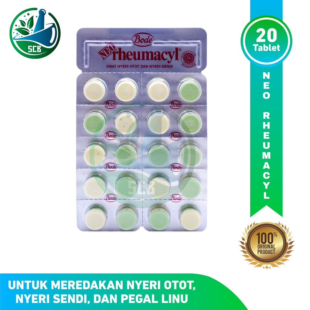Jual Neo Rheumacyl Obat Nyeri Otot dan Sendi -Perstrip Isi 20 Tablet ...