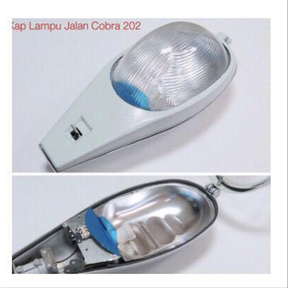 Jual Kap Lampu Jalan PJU Cobra Kap Lampu Sorot E27 Kaca Cembung dan Kaca Datar Murah | Shopee ...