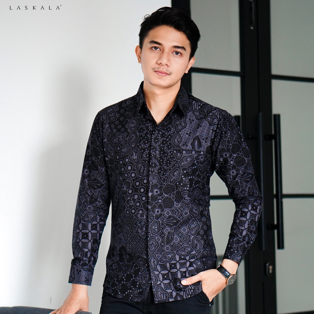 Jual Laskala Premium Batik Slimfit Ardian 2.0 K06A232 | Shopee Indonesia