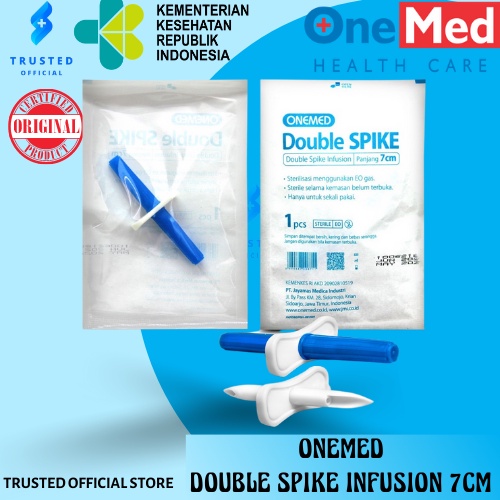 Jual Double Spike Infusion Onemed Alat Penusuk Botol Cairan Infus ...