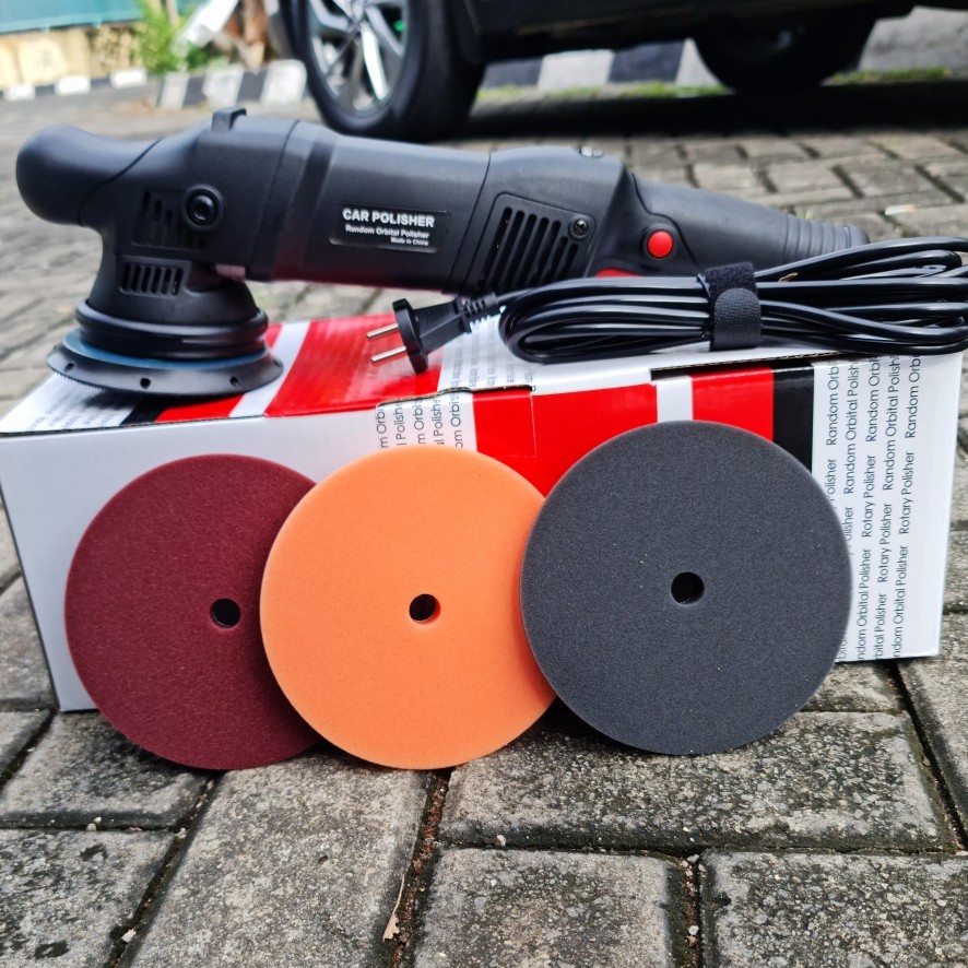 Jual mesin poles dual action 15mm orbital include foam pad | Shopee ...