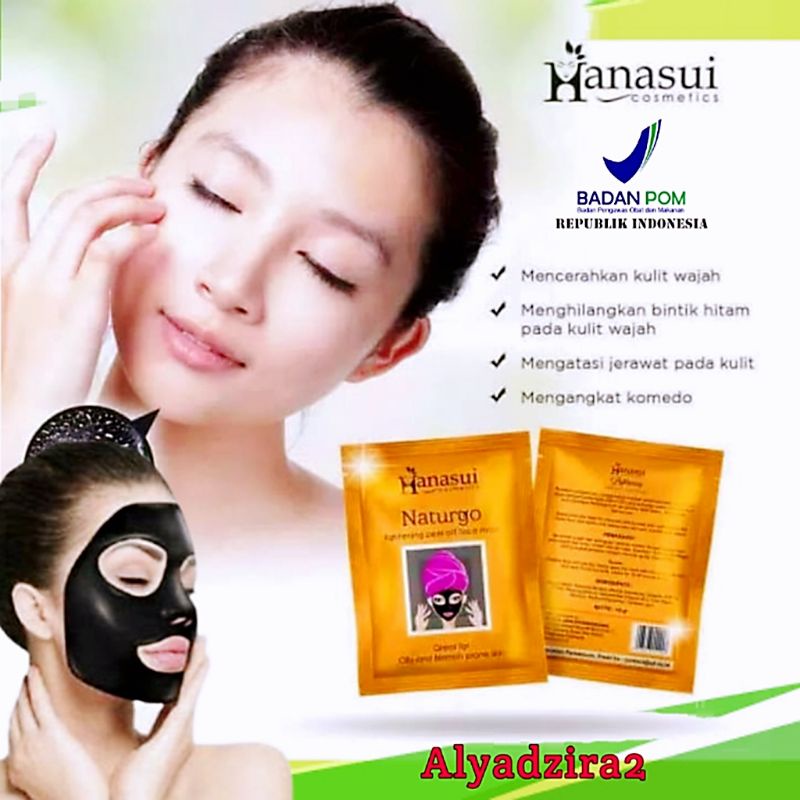Jual Hanasui Naturgo Masker Bpom Original 10gr Shopee Indonesia