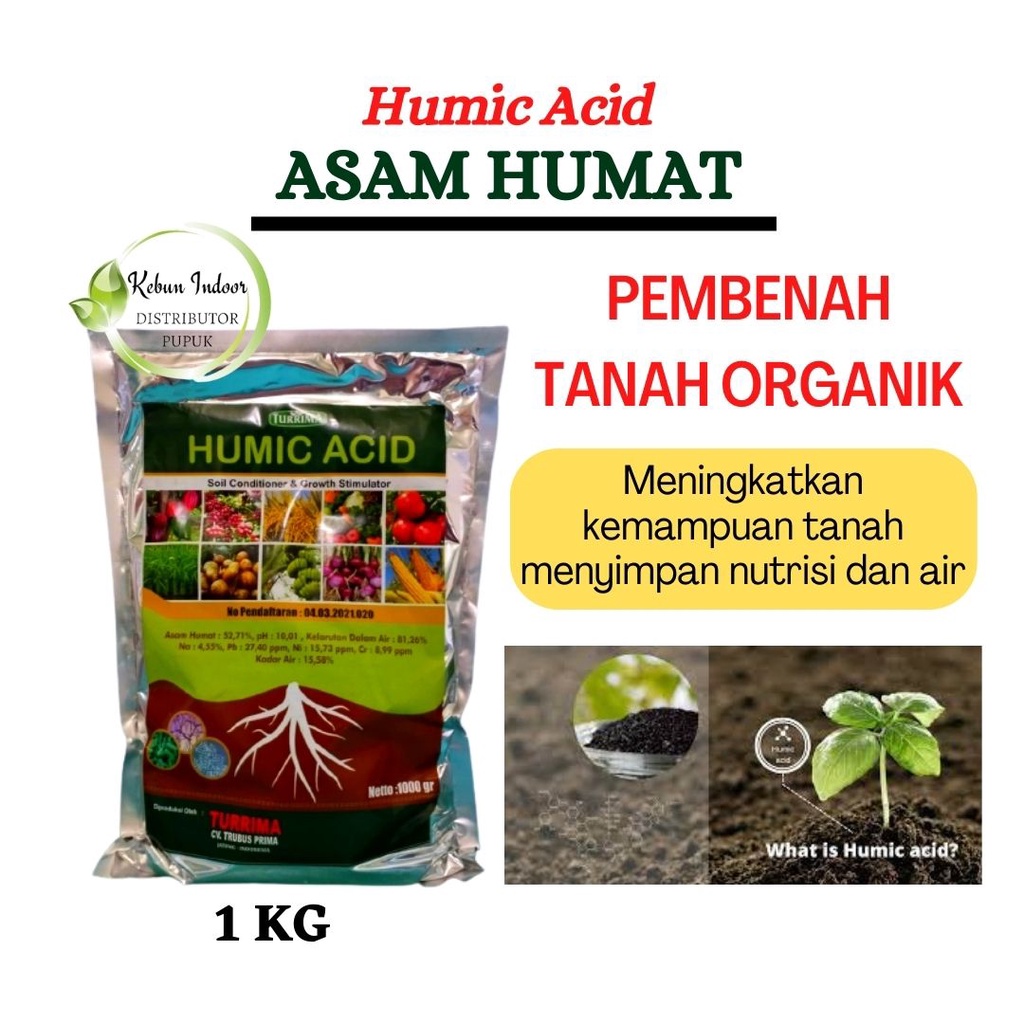 Jual Pupuk Asam Humat Nutrisi Tanaman, Asam Humat Humic Acid 1kg, Asam ... Jual Pupuk Asam Humat Nutrisi Tanaman, Asam Humat Humic Acid 1kg, Asam ...