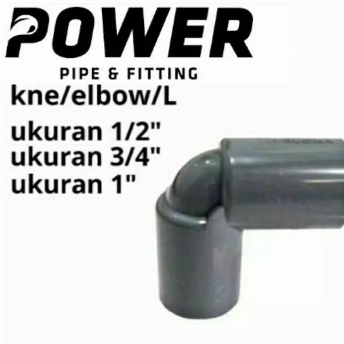 Jual Elbow AW PVC Elbo Knie Kni Keni Sambungan Pipa Power | Shopee Indonesia