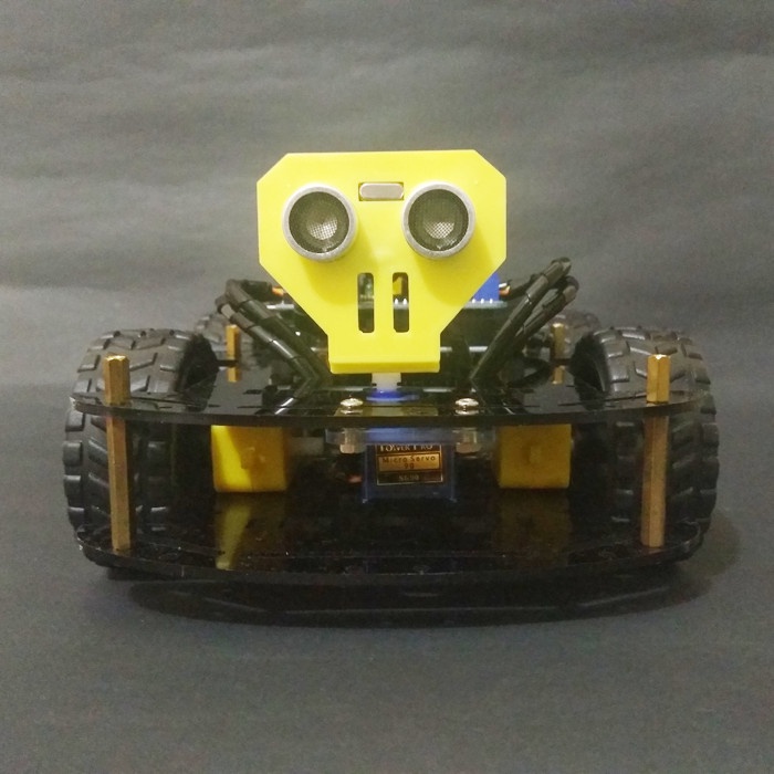 Jual SMART CAR ARDUINO - AVOID OBSTACLE 4WD - BLUETOOTH | Shopee Indonesia