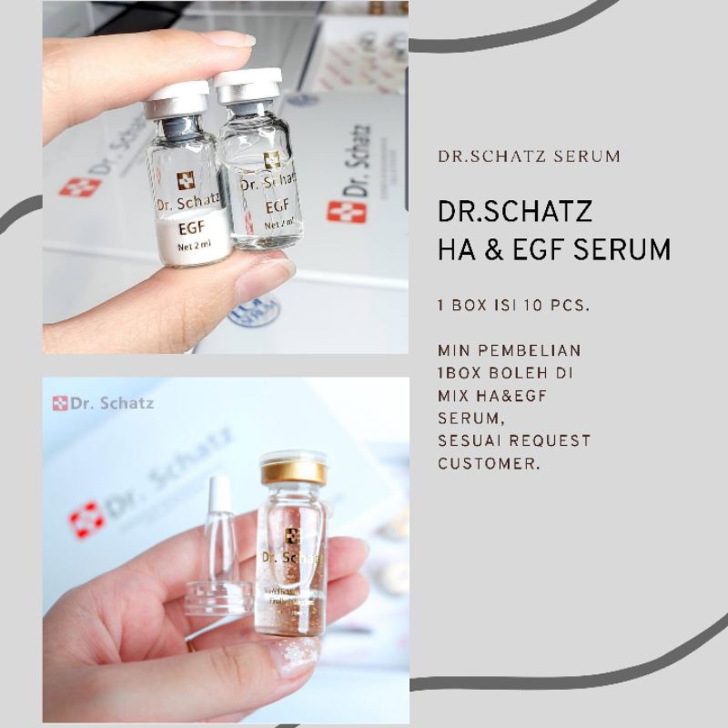 Jual Dr.schatz HA & EGF serum (1box 10pcs Mix) | Shopee Indonesia