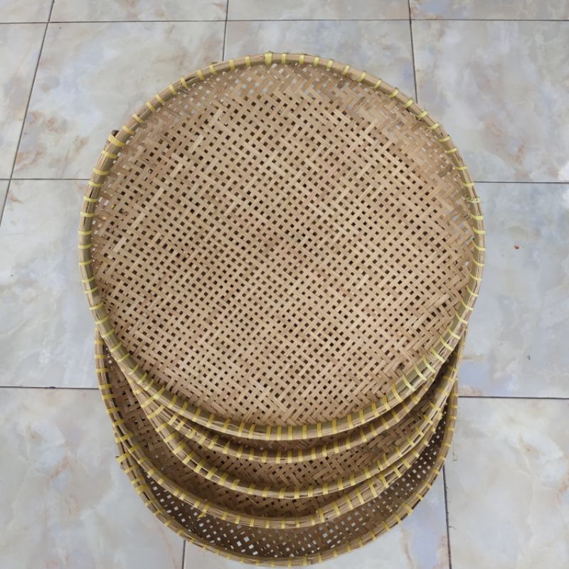 Jual Ayakan anyaman bambu besar / saringan bambu / irik bambu D: 54cm ... Jual Ayakan anyaman bambu besar / saringan bambu / irik bambu D: 54cm ...