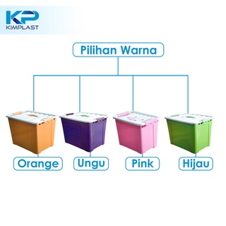 Jual KIMPLAST BOX Container 25 liter deluxe / Dengan Pegangan Handle ...