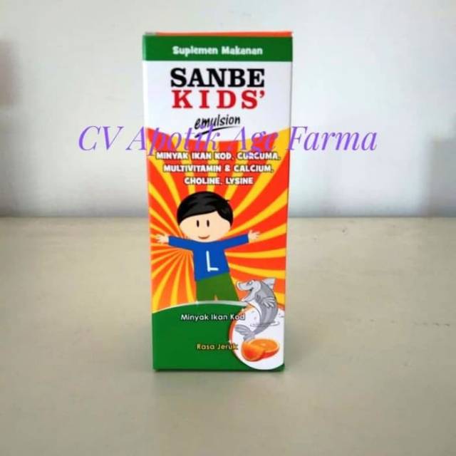 Jual Sanbe Kids Emulsion 200mL (Sanbe Farma) | Shopee Indonesia