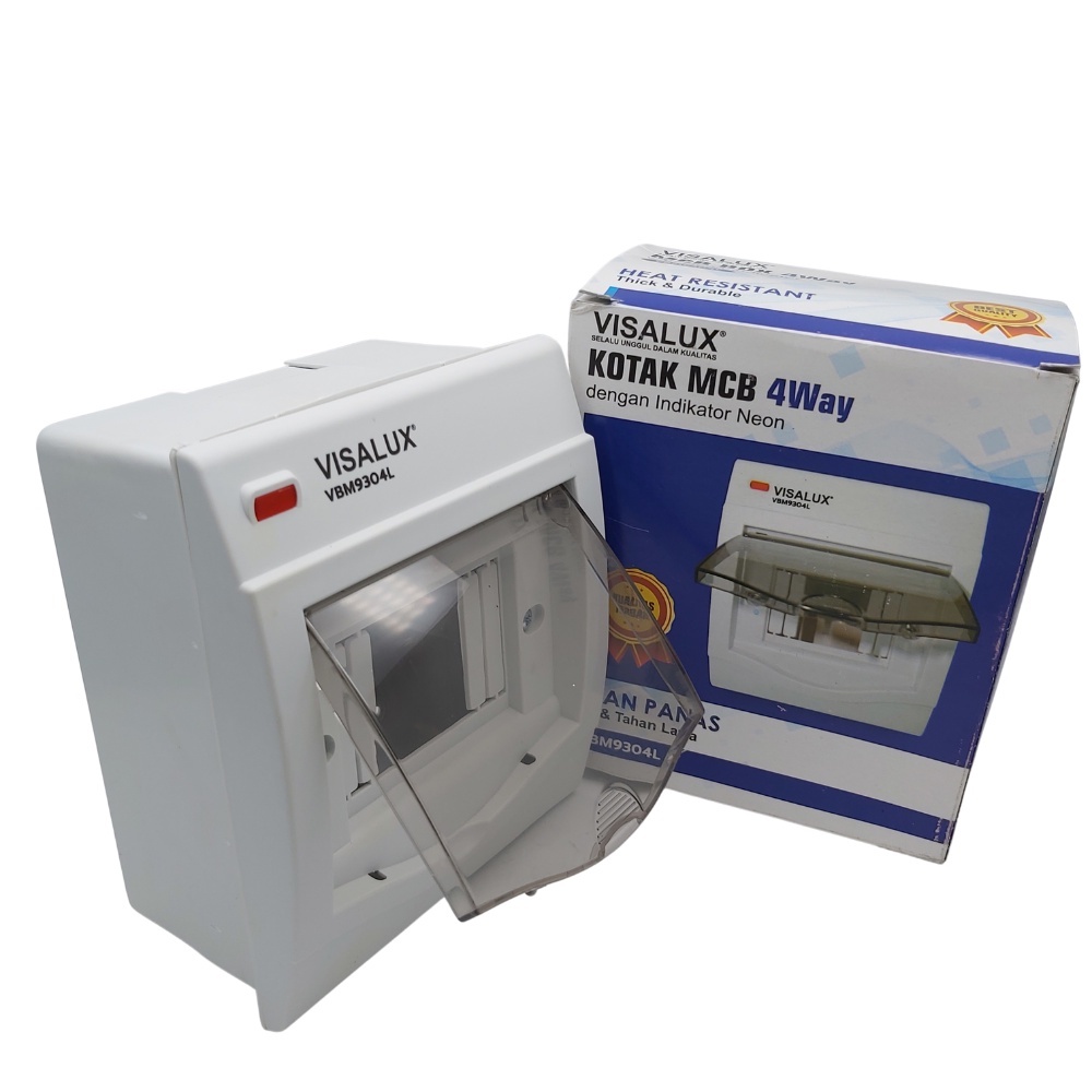 Jual Box MCB Kotak Inbow Outbow Visalux 4 Group + Lampu Indikator IB OB ...