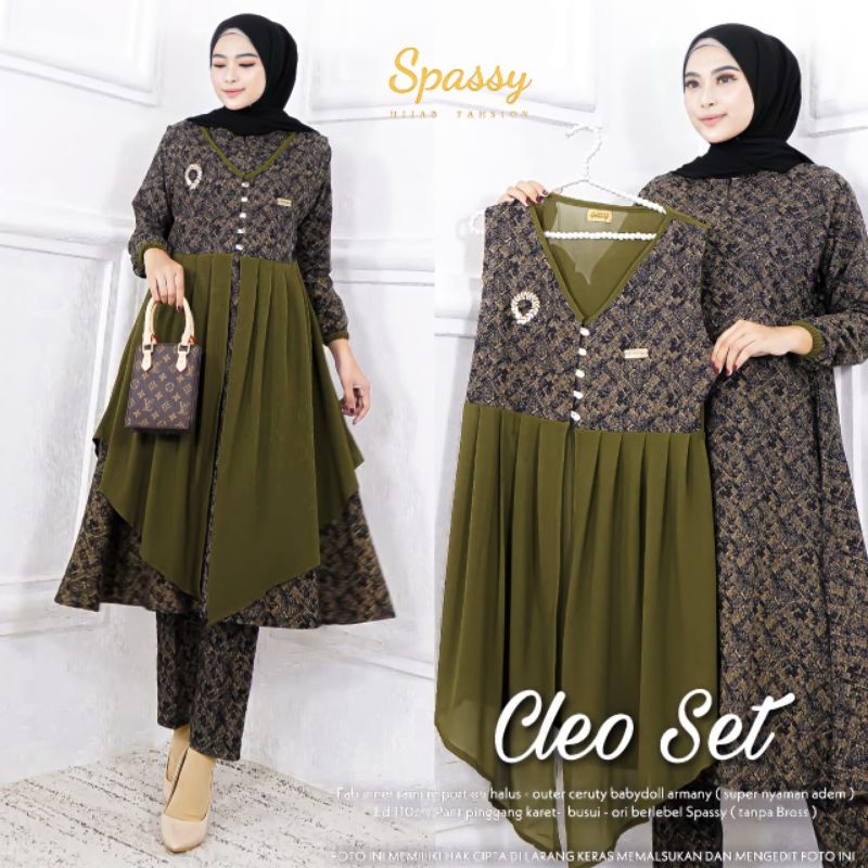 Jual CLEO SET ORIGINAL SPASSY | Shopee Indonesia