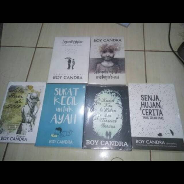 Jual Paket 6 Novel Boy Chandra | Shopee Indonesia