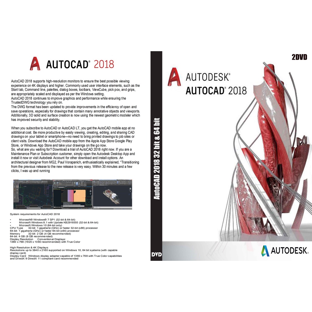 Jual AUTORUN DVD autocad 2018 32 DAN 64 BIT | Shopee Indonesia
