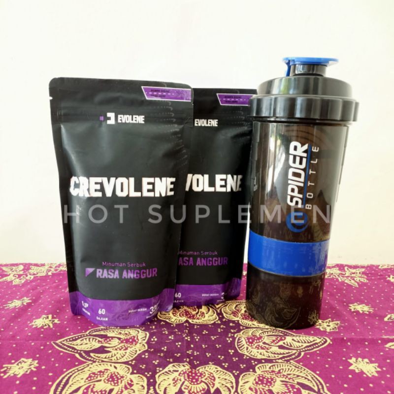 Jual Evolene Crevolene Creatine 330 gram 60 serving Evolene Creatine ...