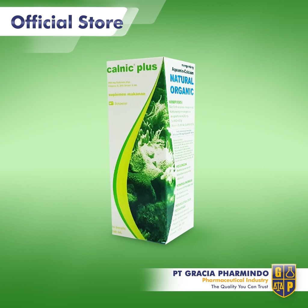 Jual Calnic Plus Suspensi - Suplemen Kalsium Organik | Shopee Indonesia