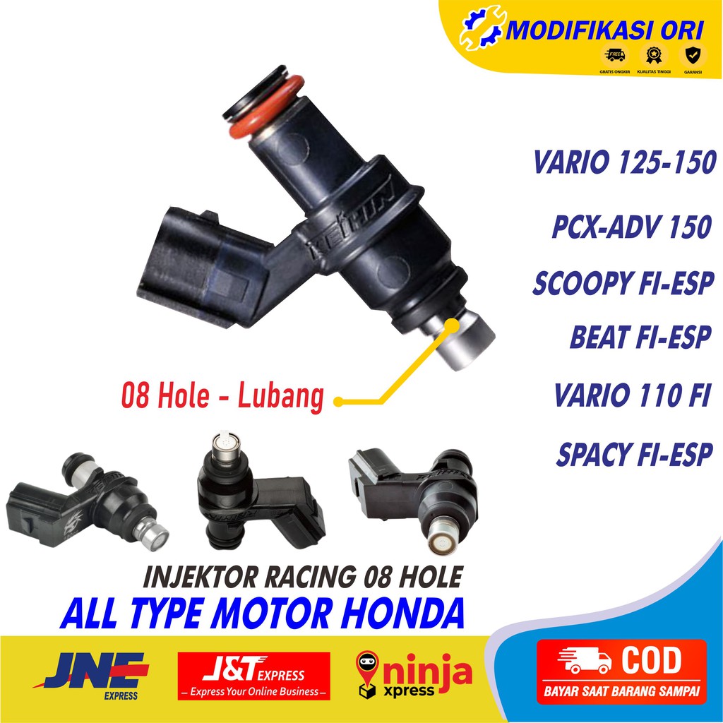 Jual INJECTOR/INJEKTOR Racing VARIO 125 Injector PCX/ADV Injector All ...