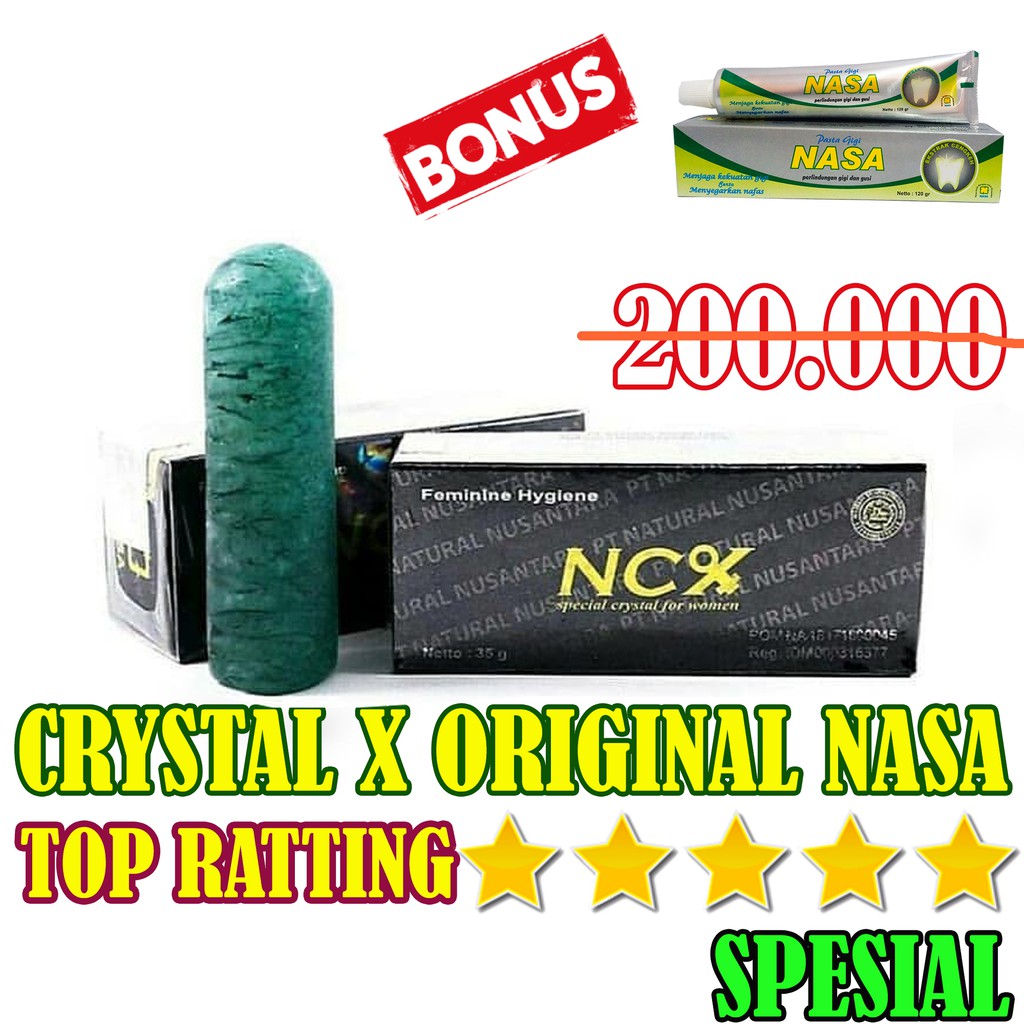 CRYSTAL X ORIGINAL NASA Cristal X ASLI Kristal X Nasa Solusi Masalah ...