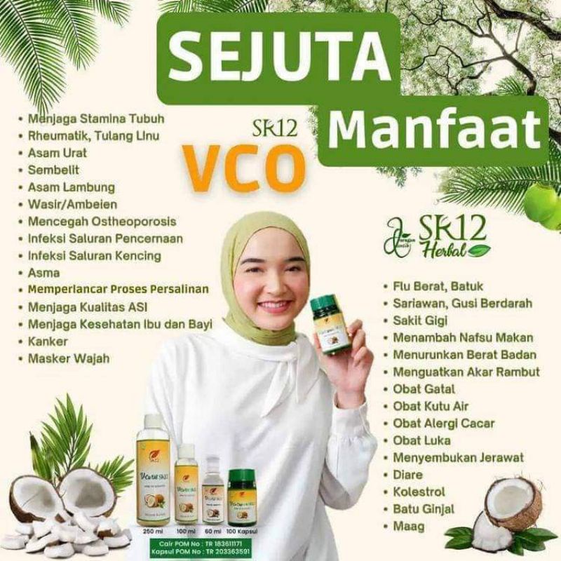 Jual Vco oil Sr12(Minyak sejuta manfaat) | Shopee Indonesia