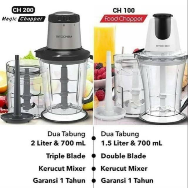 Jual Mitochiba Magic Chopper Food Chopper Mitochiba CH100 Mitochiba ...