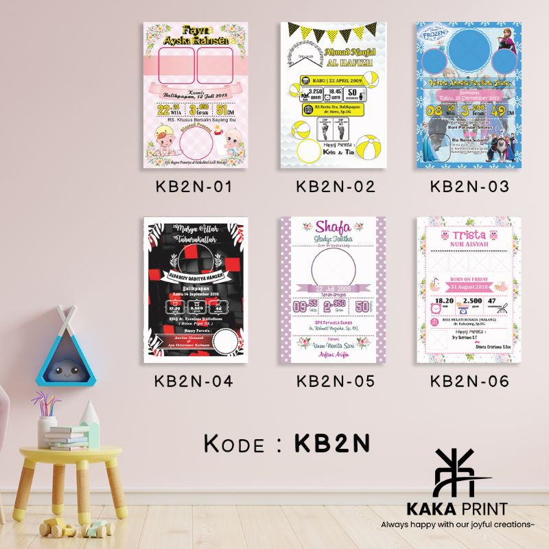 Jual Bio Baby, Biodata Bayi, Bio Baby Bingkai, Biodata Bayi Bingkai ...