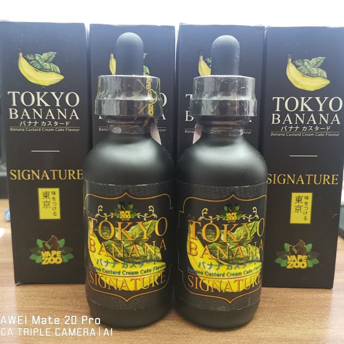 Jual Liquid Tokyo Banana Signature by Vapezoo Original Bercukai ...
